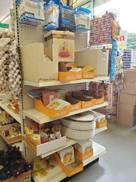 Fall Decorations in the Store Editorial Photography - Image of room ...