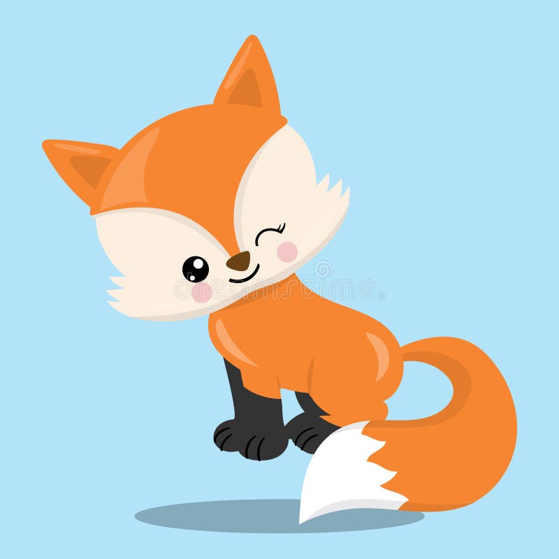 Fall deer and fox fox 08 stock vector. Illustration of deer - 198986075