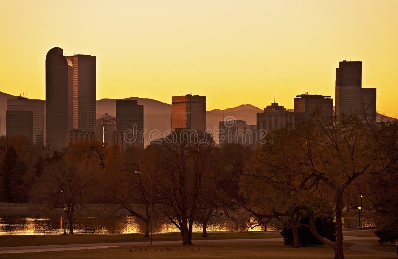 546 Denver Skyline Sunset Stock Photos - Free & Royalty-Free Stock ...