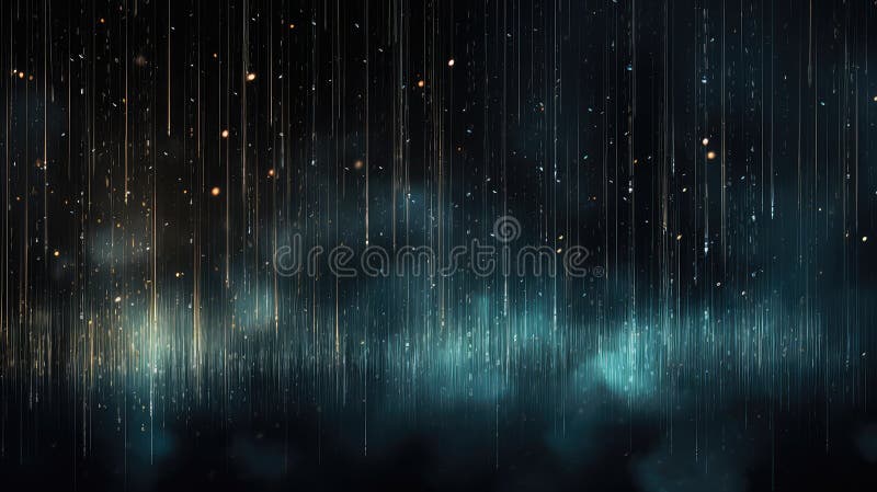 Fall digital falling rain stock illustration. Illustration of falling ...