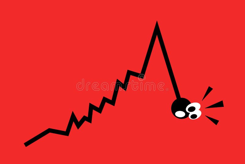 Graph Downfall Stock Illustrations – 750 Graph Downfall Stock ...