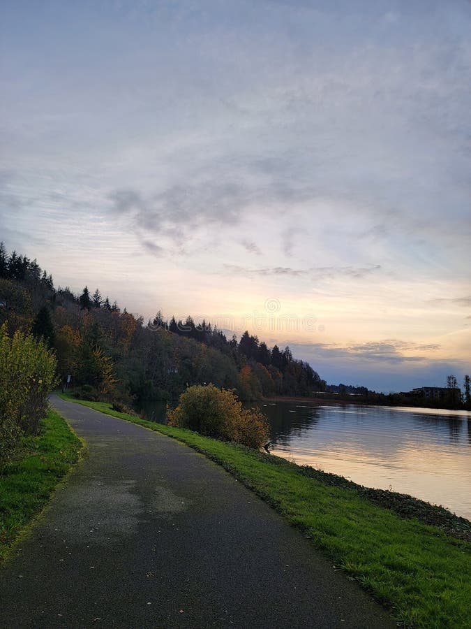Fall Evening Along Inlet stock photo. Image of evening - 234131134