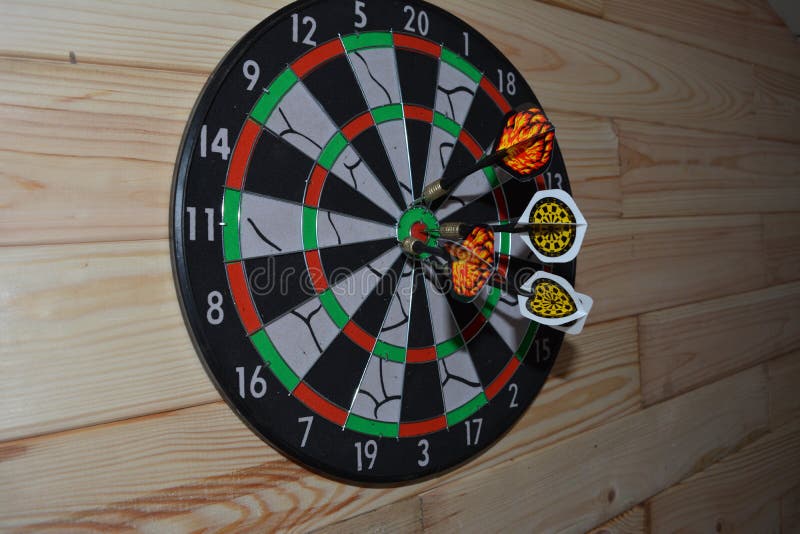 Fall Exactly into the Target Stock Photo - Image of wall, game: 53670958