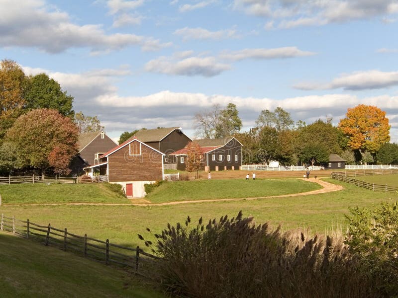 Farm House in Virginia stock image. Image of changing - 7318273