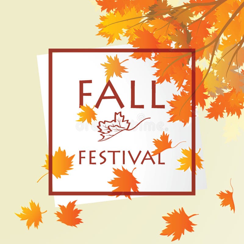 Fall festival design stock vector. Illustration of adverts - 182690913