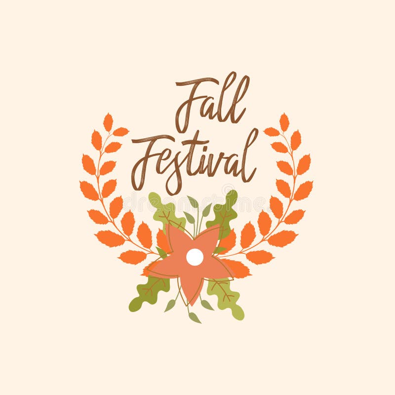 Fall Festival Element Vector Design Illustration Stock Vector ...