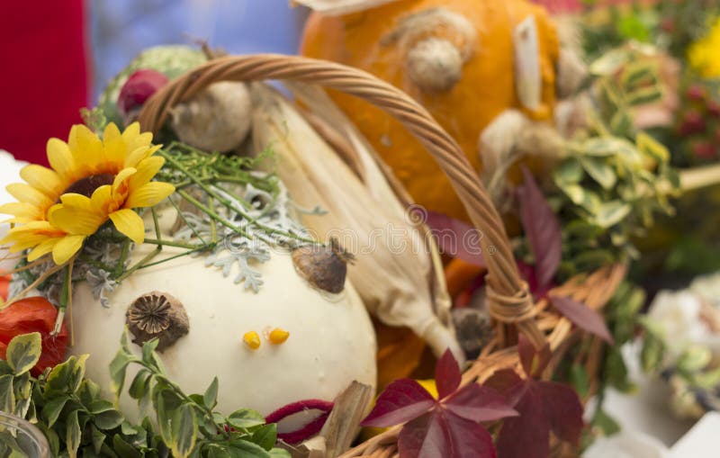Fall festivities stock image. Image of pumpkins, decorated - 45836101
