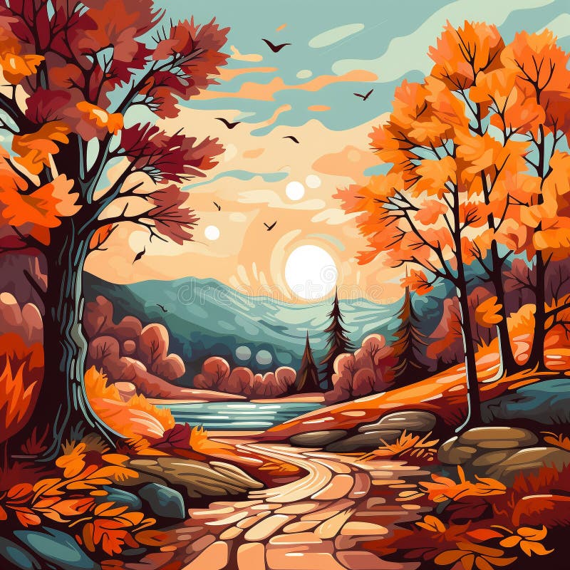 Fall foliage art stock photo. Image of organic, decoration - 295389592