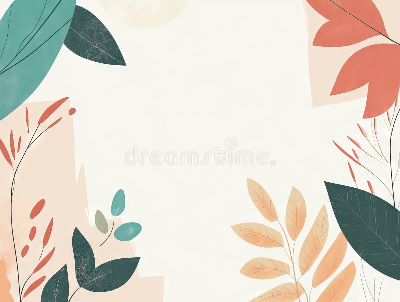 Fall Foliage Graphics Template Stock Illustration - Illustration of ...