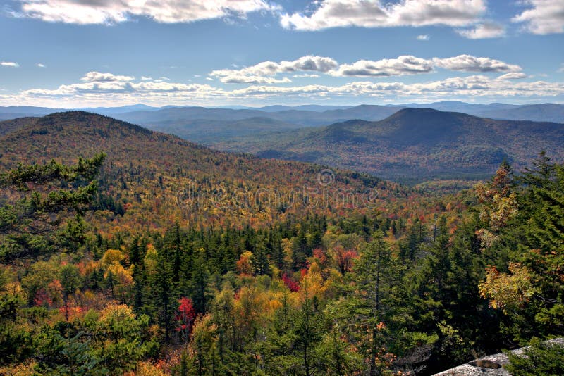 Fall Colors, Mountain View, Michigan Stock Image - Image of trees ...