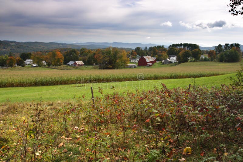 Fall Foliage at Vermont, USA Stock Image - Image of landscape, fall ...