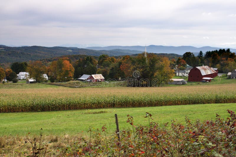 Fall Foliage at Vermont, USA Stock Image - Image of colors, countryside ...