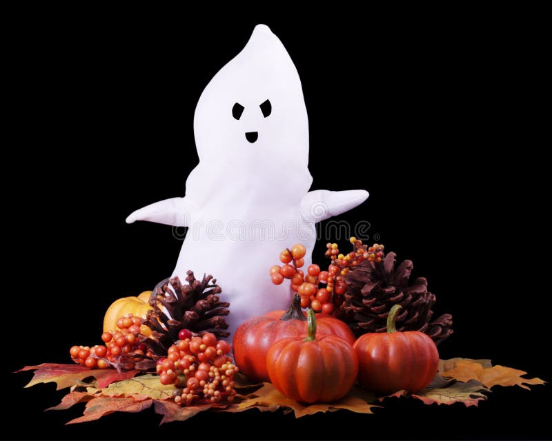 Fall Halloween Ghost stock image. Image of harvest, halloween - 15864321