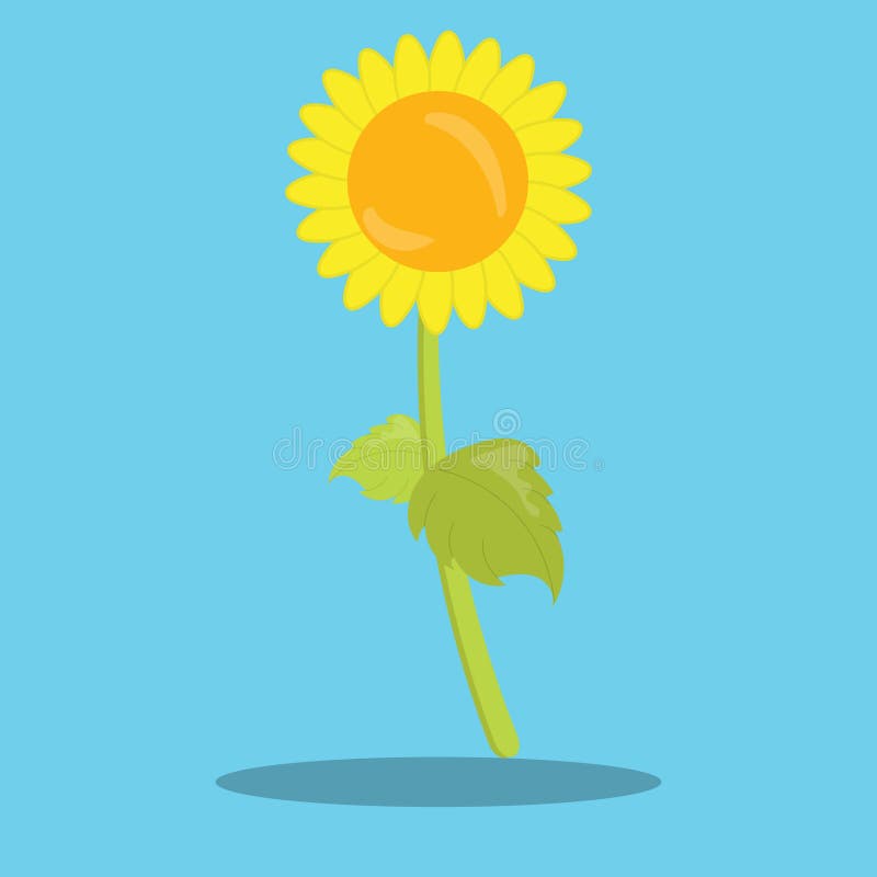 Fall Harvest Clipart Sunflower 01 Stock Vector - Illustration of ...