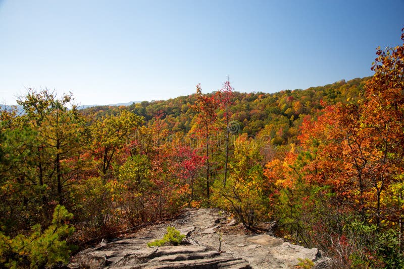 Fall on High Rock stock photo. Image of forest, fall - 79654736
