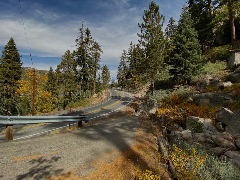 California Highway 2 stock image. Image of angeles, curve - 41825047