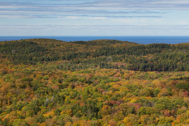 Fall Hills & Lake Superior stock photo. Image of nature - 27113394