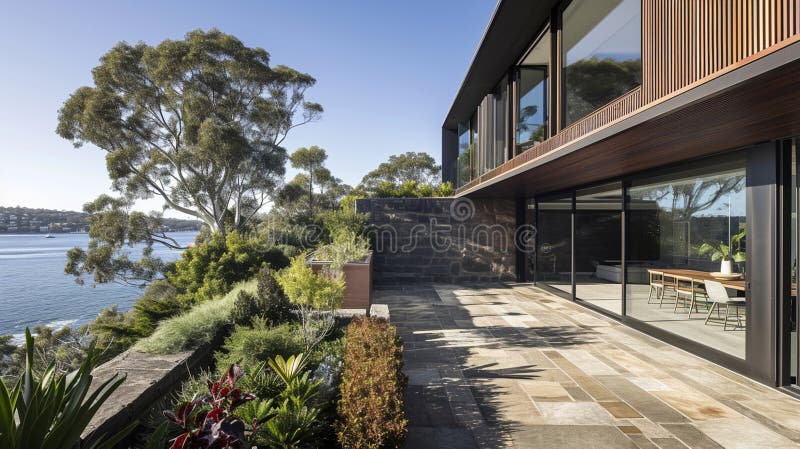 Fall House at Port Sydney, Ontario, Canada. Ai Generative Stock ...