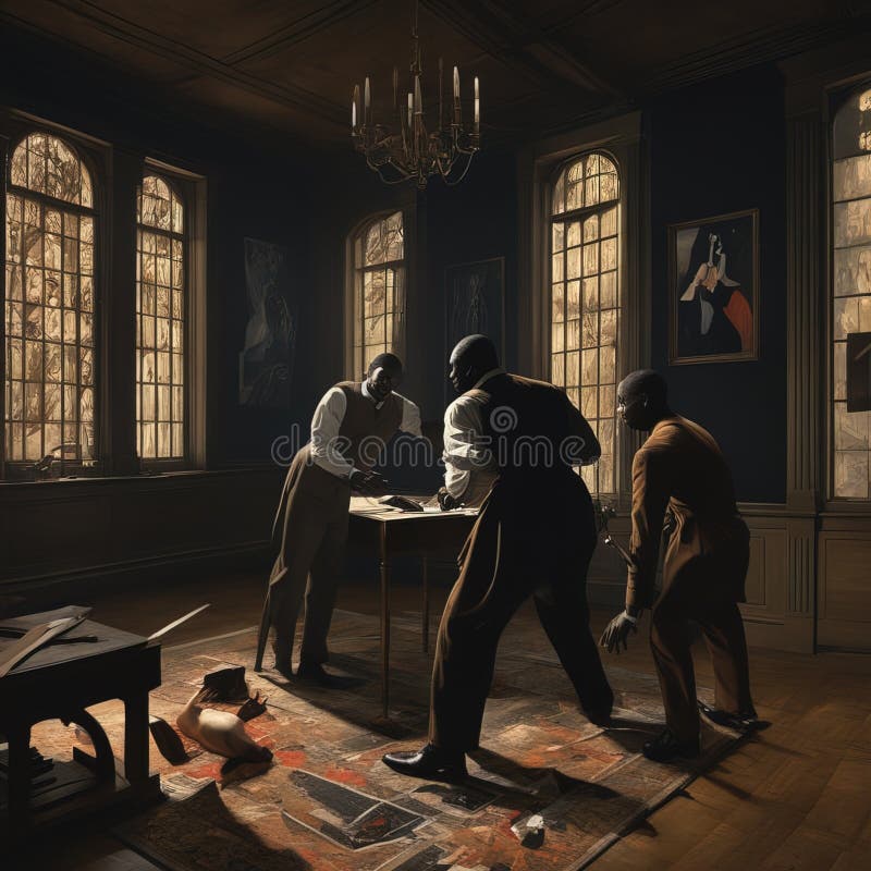 The Fall of the House of Usher Stock Illustration - Illustration of ...