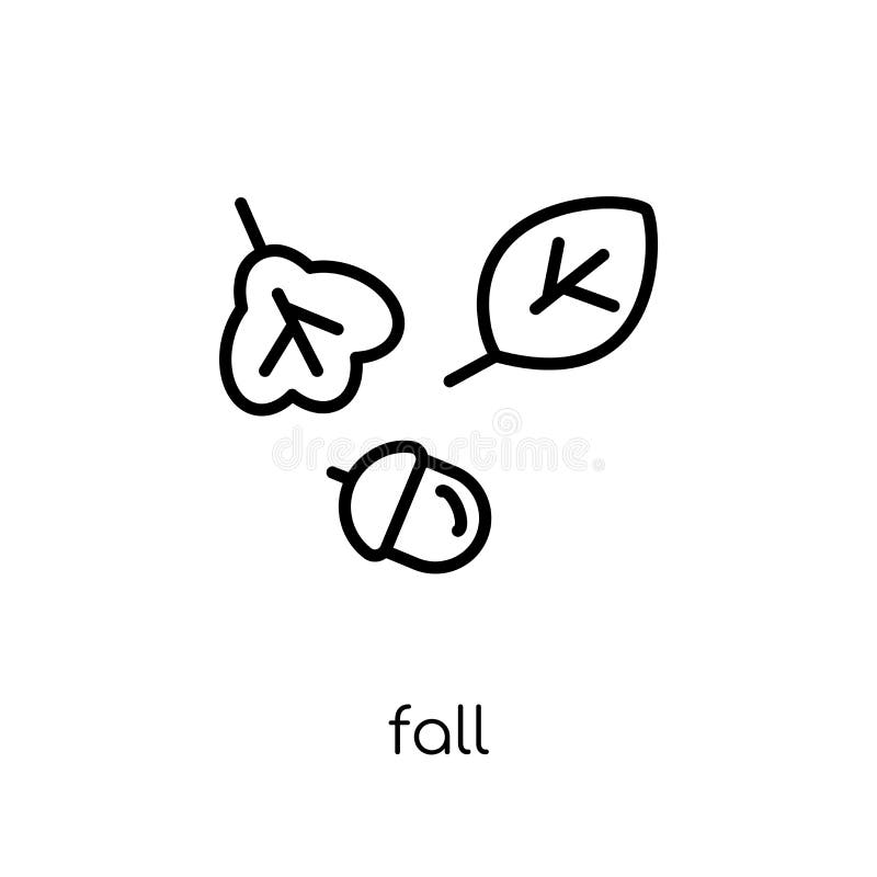 Fall icon from collection. stock vector. Illustration of garden - 130965813