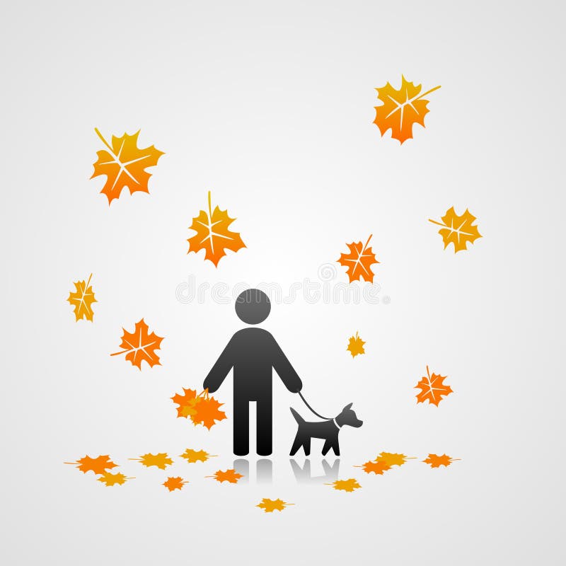 Fall icon stock vector. Illustration of artwork, silhouettes - 80082591