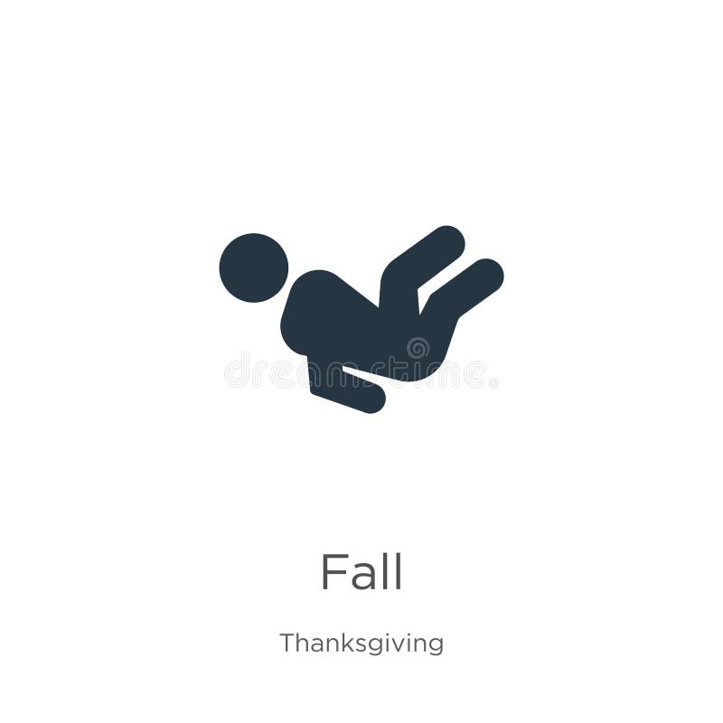 Fall Accident Icon Vector. Trendy Flat Fall Accident Icon from ...