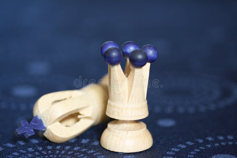 Fall of king in chess stock image. Image of wooden, close - 6398487