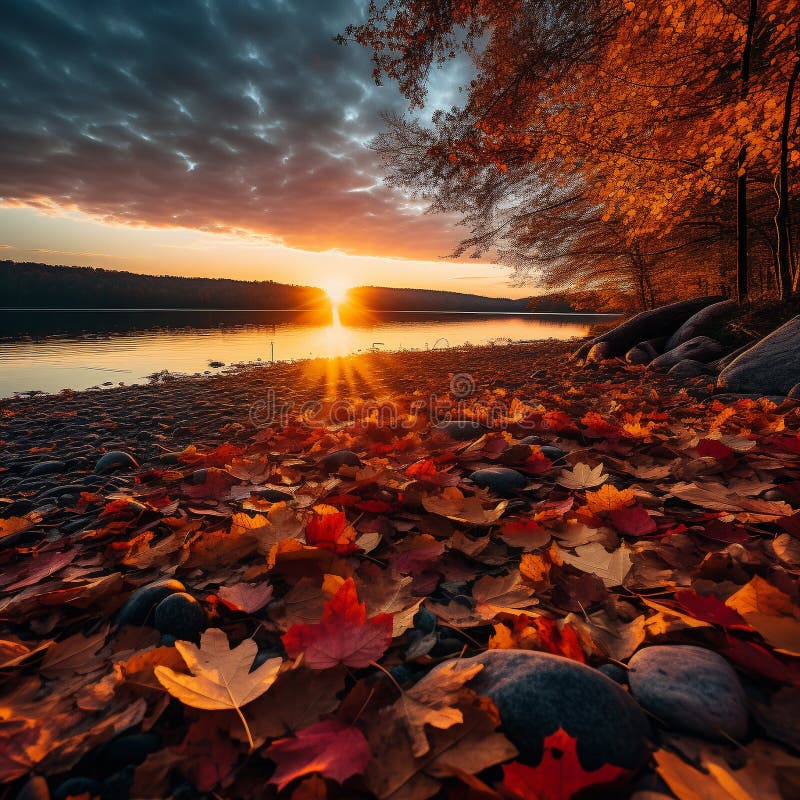 Fall Landscape stock image. Image of idylli, season - 290367293