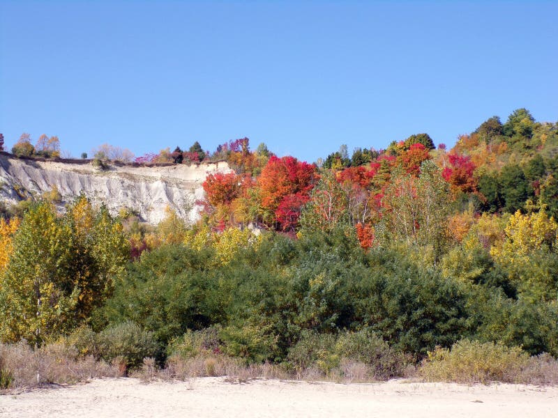 Fall Landscape stock image. Image of bluff, nature, landscape - 258991869