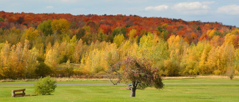 Fall Landscape Eastern Townships Stock Image - Image of nature ...