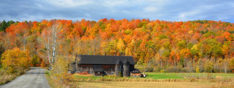 Fall Landscape Eastern Townships Stock Photo - Image of falllandscape ...