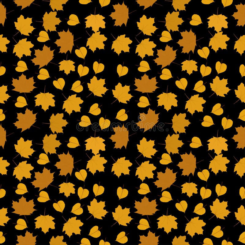 Fall Leaves Isolated on White Background Collection. Orange Maple ...