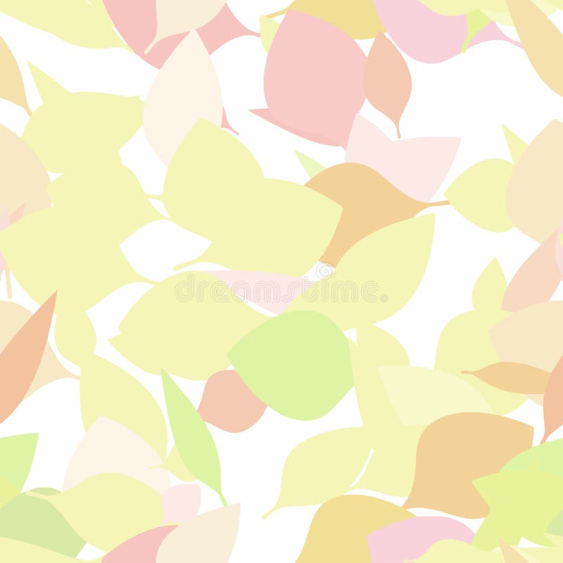 Fall Leaves Seamless Vector Pattern - Repeating Ornament for Textile ...