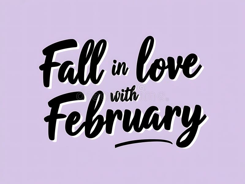 Fall in Love with February Month of Romance Stock Photo - Image of ...
