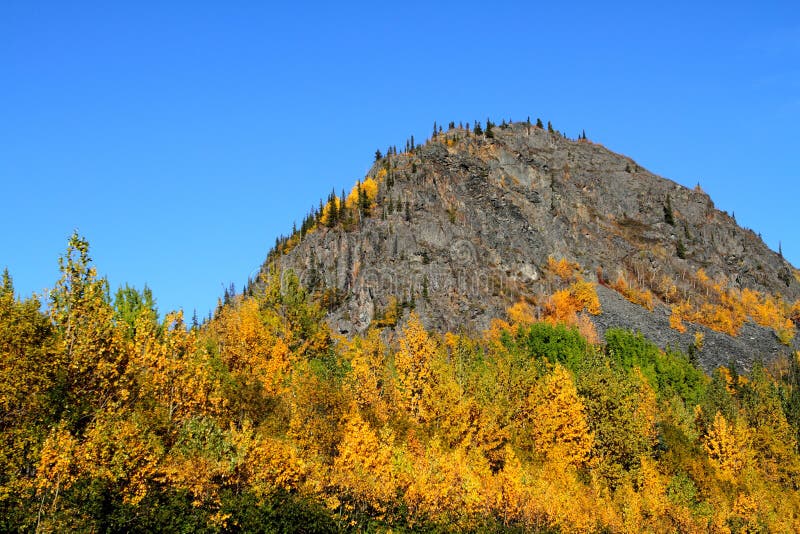 Fall Mountain Scene stock image. Image of road, landscape - 22632321