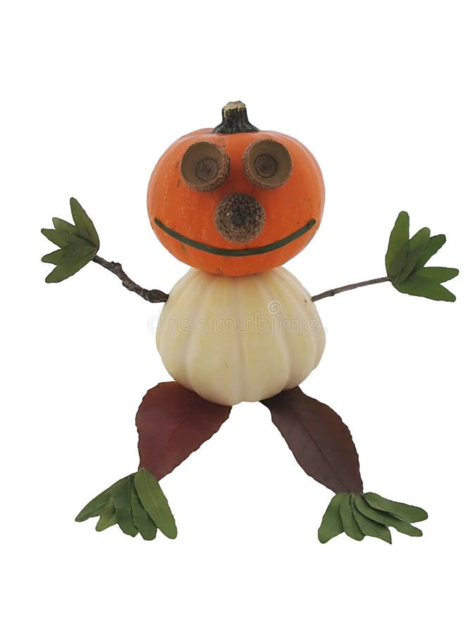 Fall objects 1 stock image. Image of fall, pumpkin, smile - 322923