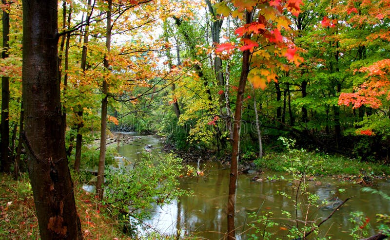 Fall in Ohio stock image. Image of water, cuyahoga, park - 6877245