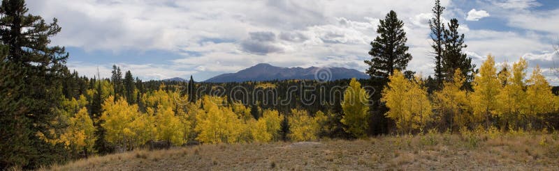 Fall panorama stock photo. Image of trail, colorado, dirt - 331030