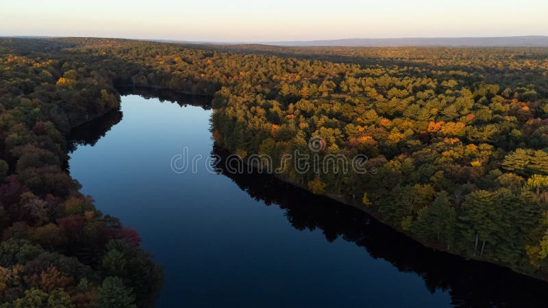 Fall in the Poconos, Northeast Pennsylvania Stock Image - Image of ...