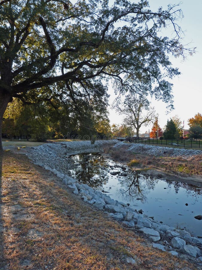 Fall Pond stock image. Image of leaves, fall, pond, dusk - 46595645