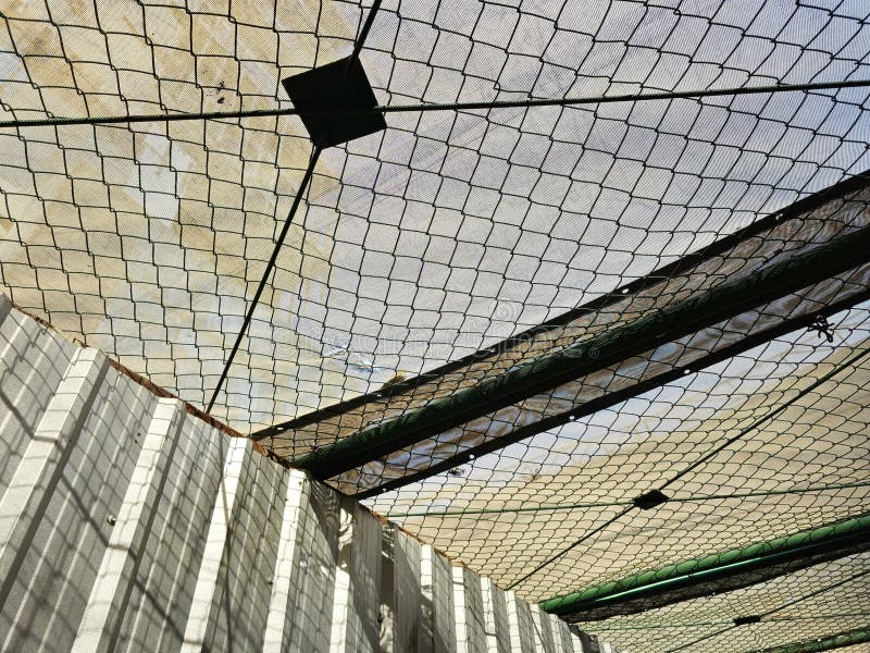 Fall Protection Construction Safety Net. Stock Photo - Image of install ...