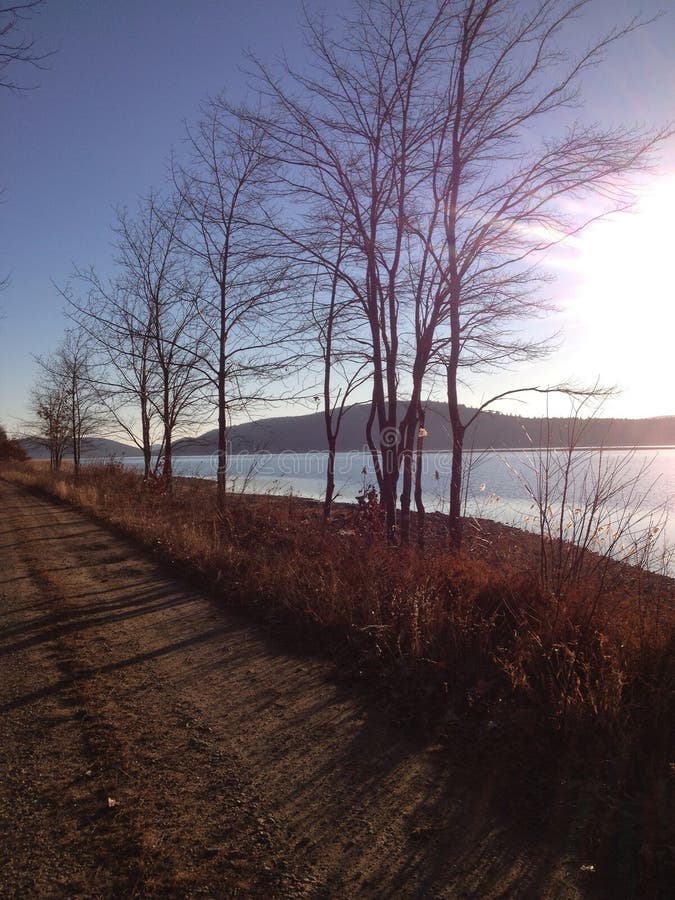 Fall in the Quabbin stock image. Image of petersham, gate - 86062237