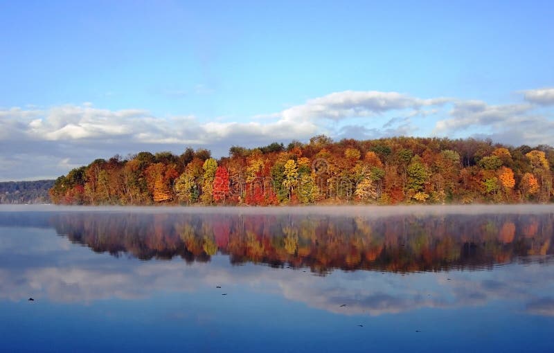 Fall Reflection stock photo. Image of leaves, lake, reflection - 17831146