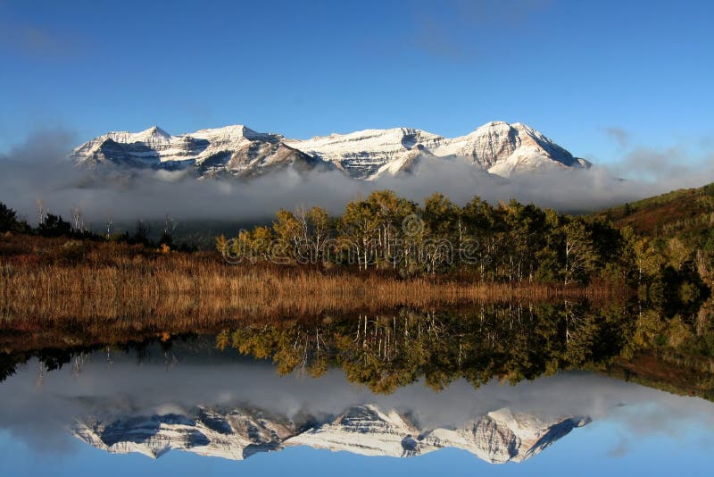 Fall Reflections stock photo. Image of outdoor, blue, vista - 6324962