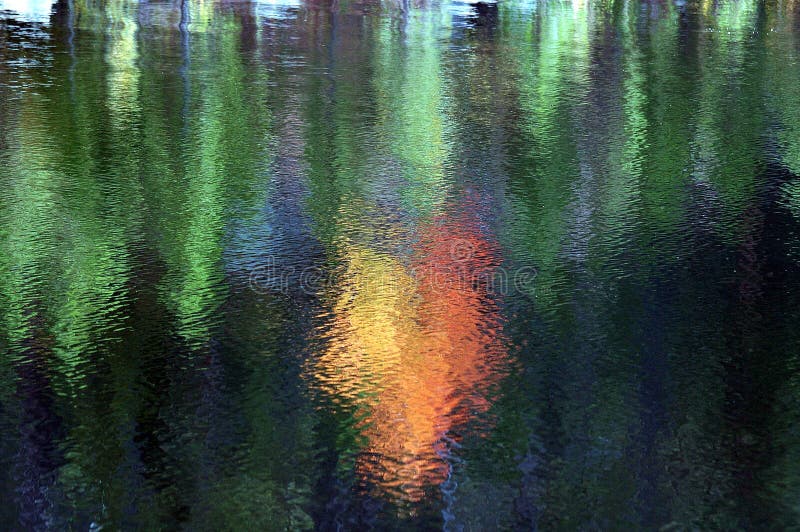 Fall reflections on a lake stock image. Image of fall, water - 471755