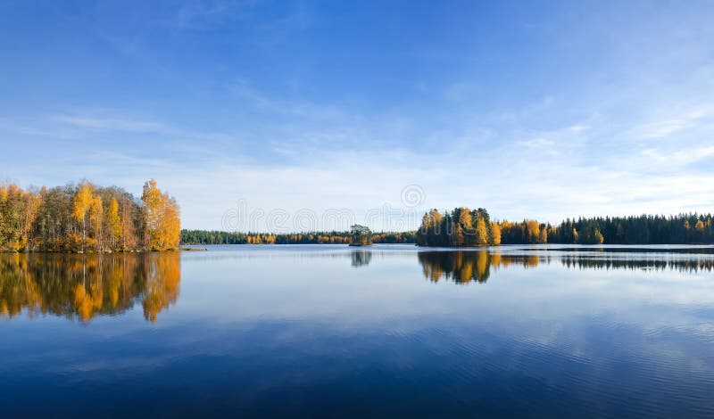 Fall reflections in water stock image. Image of pond - 34578227