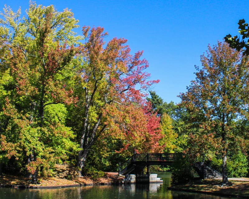 Fall at Roger Williams Park, Providence, RI. Editorial Image - Image of ...