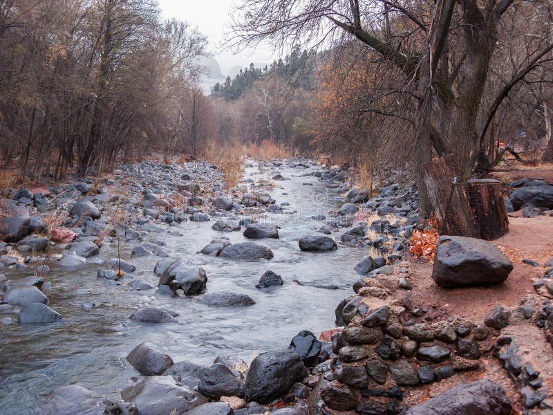 Fall Running Stream stock image. Image of autumn, water - 80767761