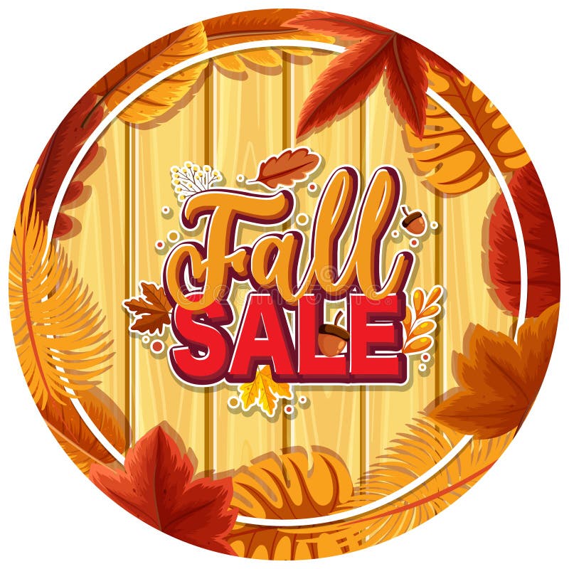 Fall sale banner template stock vector. Illustration of maple - 229975890