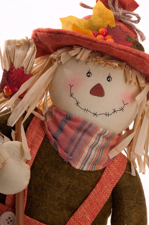 Fall Scarecrow stock photo. Image of white, holidays - 16526572